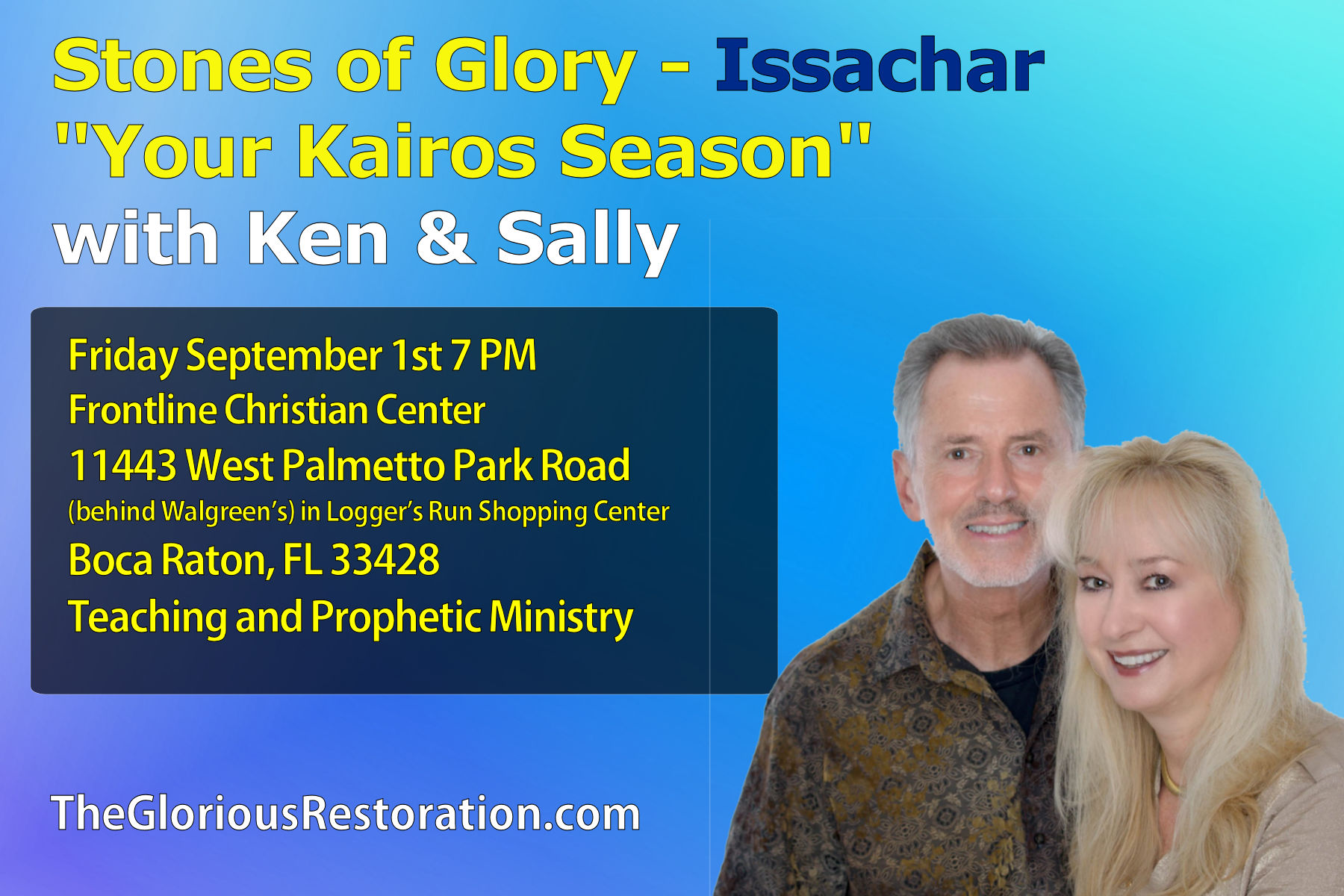 Stones of Glory - Issachar “Your Kairos Season” - Announcement - The ...